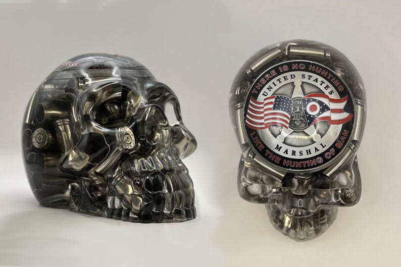 Law Enforcement Gift - Challenge Coin Display - Custom Resin Bullet ...