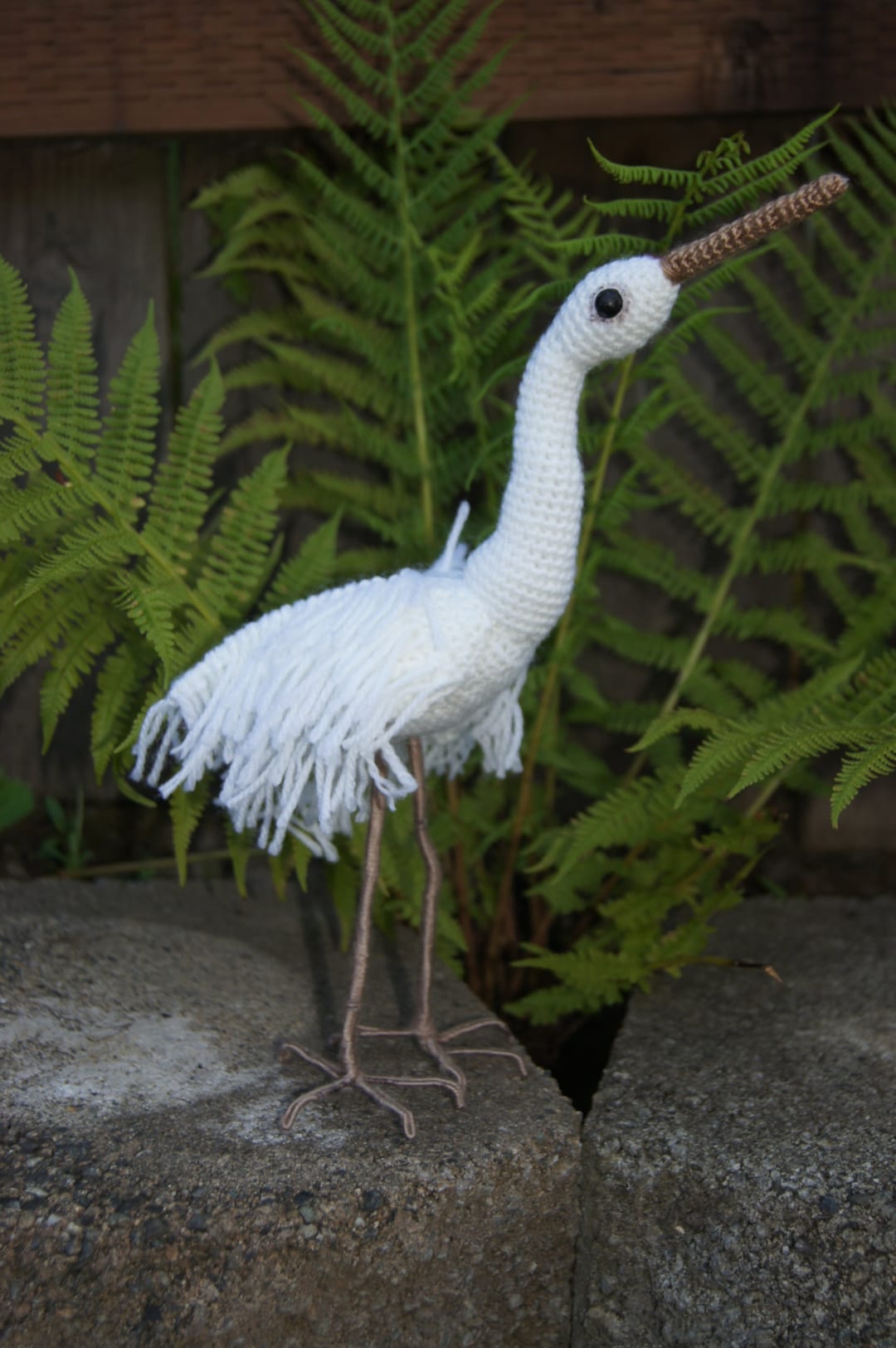 Crochet White Heron Pattern, Amigurumi Bird (PDF Pattern) - Etsy