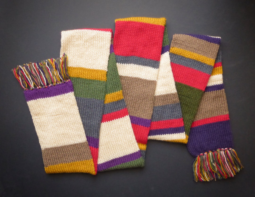 12ft. 4th Doctor -tom Baker Inspired Scarf - Etsy