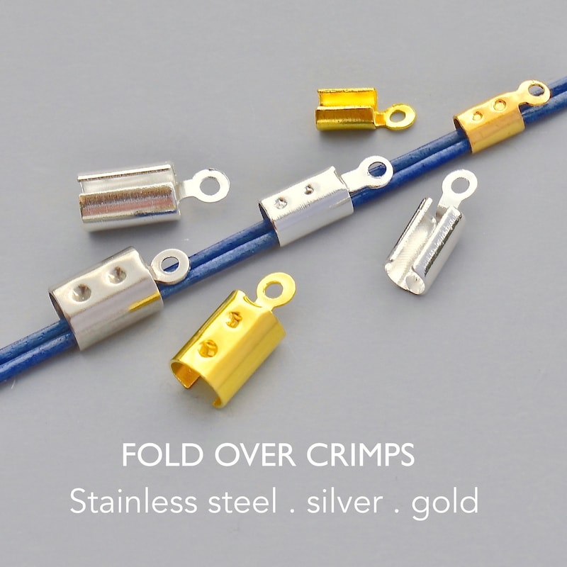 Foldover Crimps - Etsy