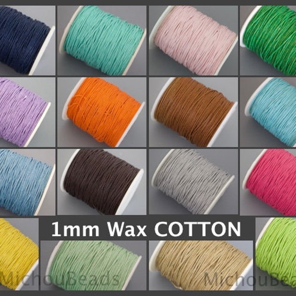 1mm Wax Cotton Cord - Etsy