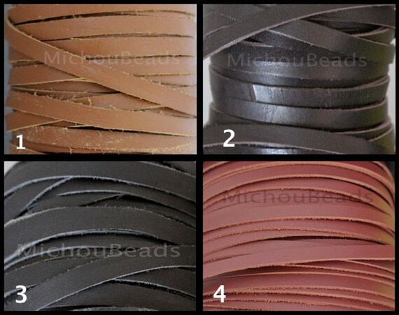 6mm FLAT Leather Craft Cord 6x1mm Genuine Leather Lace Craft | Etsy
