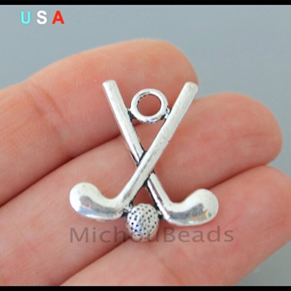 Golf Ball Charm - Etsy