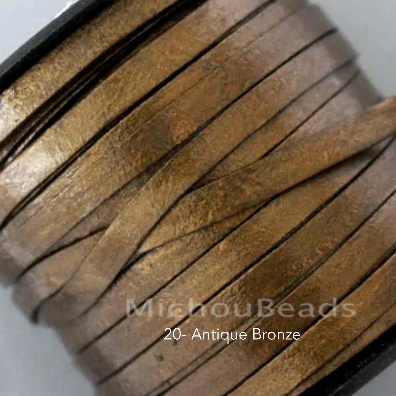 5 YARDS 5mm FLAT Leather Cord - 5x1mm Genuine Natural Indian Leather ...