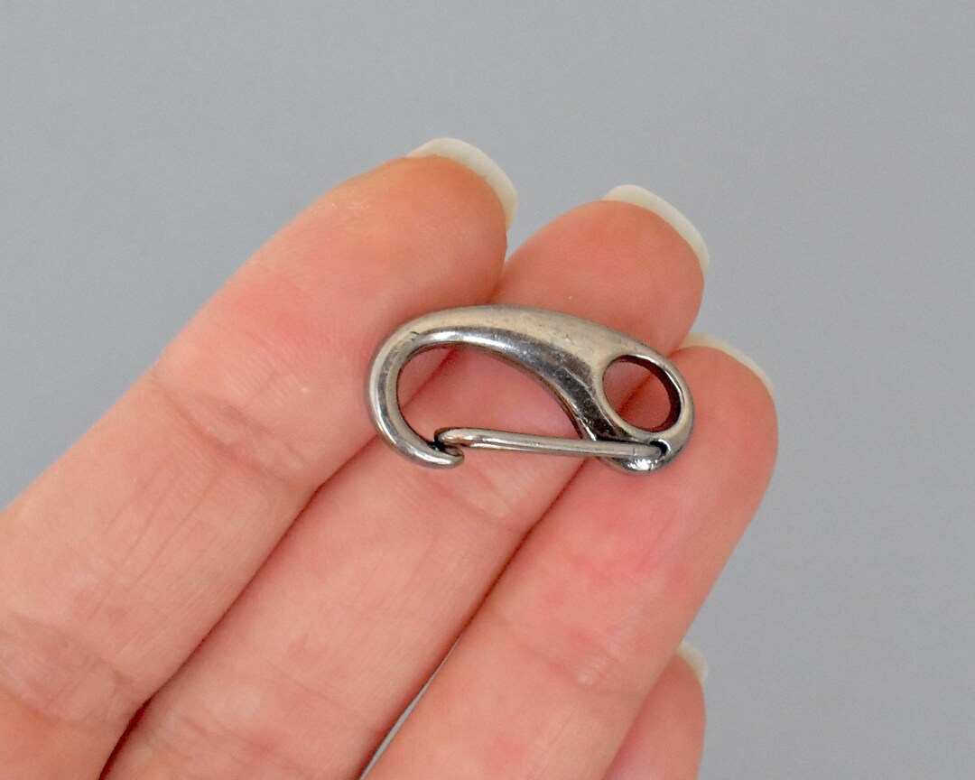 GUNMETAL 25mm Lobster Clasp - 25x12mm Metal Large Self Closing Claw ...
