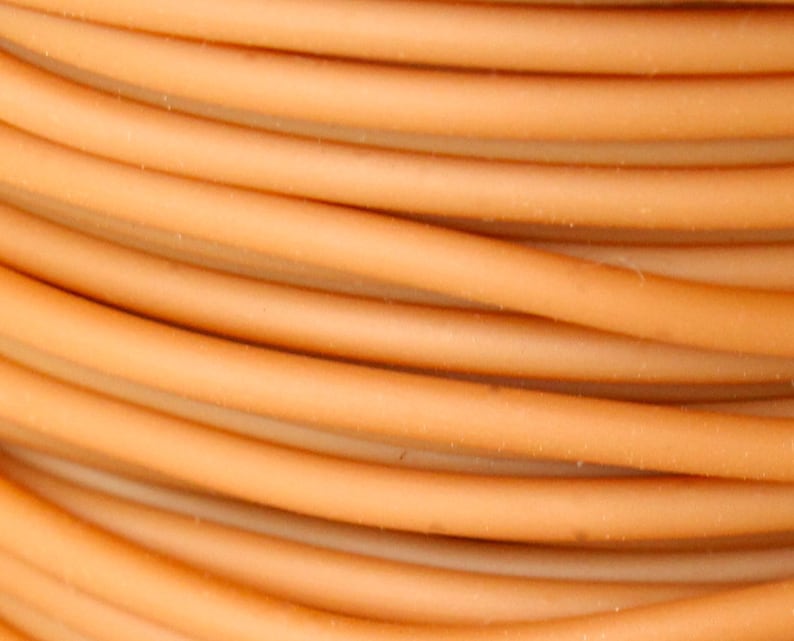 5 Yards 2mm BEIGE Synthetic Solid RUBBER Cord Rubber | Etsy