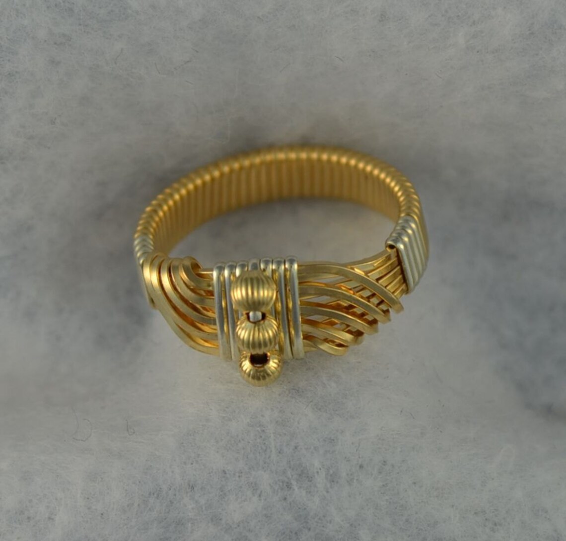 Wire Wrapped Ring 14K Gold Filled Sterling Silver Accents. "sultan's ...