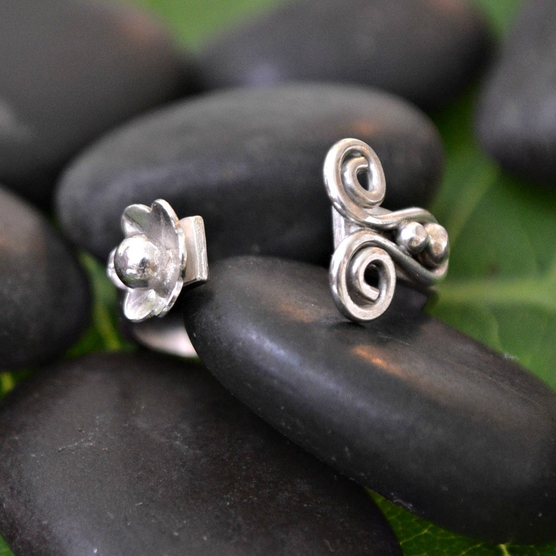 Adjustable Thumb Ring. Sterling Silver Adjustable Ring. - Etsy