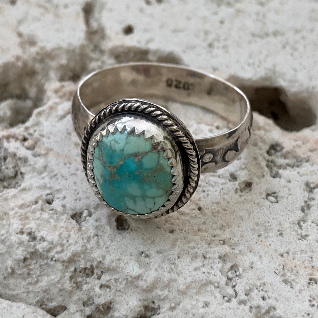 Whitewater Turquoise Ring - Etsy