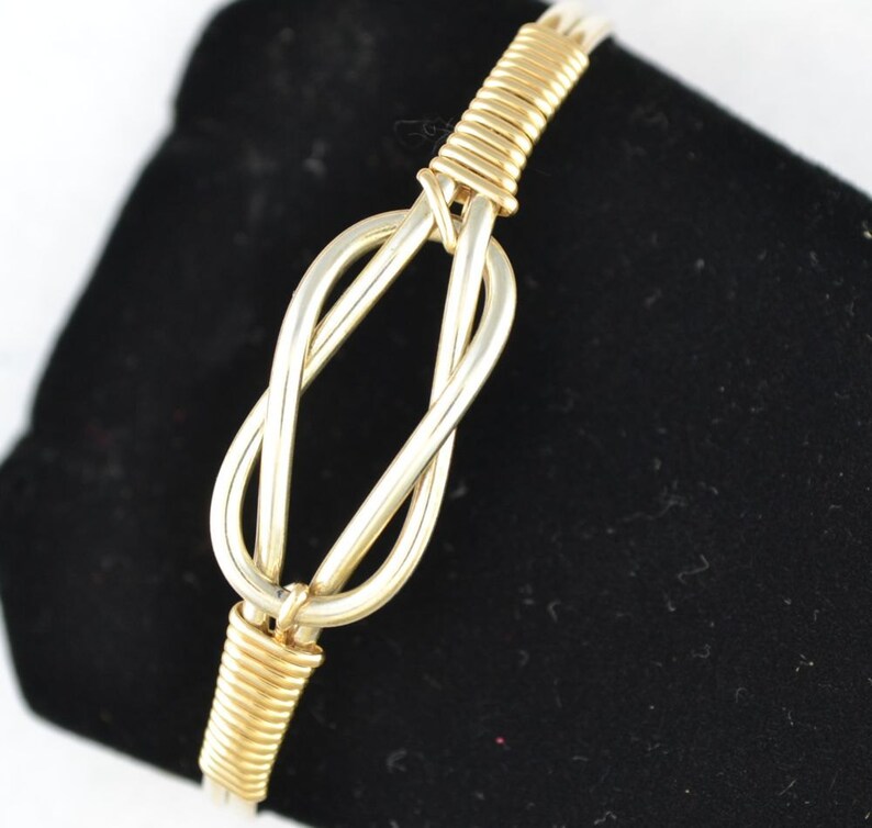 Bracelet TUTORIAL Wire Wrapped Cuff Pdf knotted - Etsy