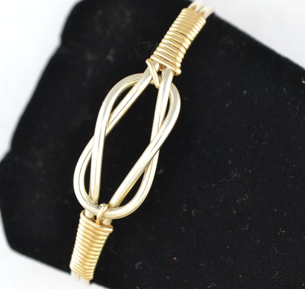 Bracelet TUTORIAL Wire Wrapped Cuff Pdf knotted - Etsy