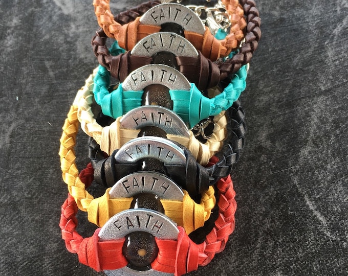 Hand Stamped Mustard Seed Bracelet - Etsy