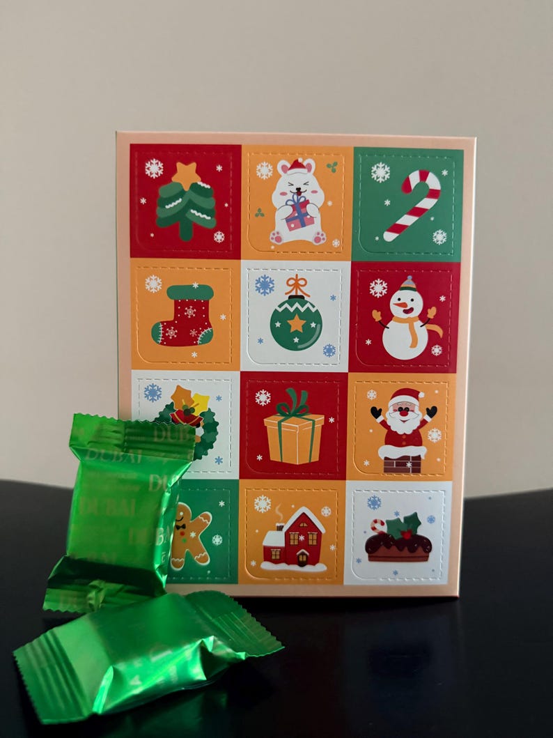 Dubai Chocolate Advent Calendar - Etsy