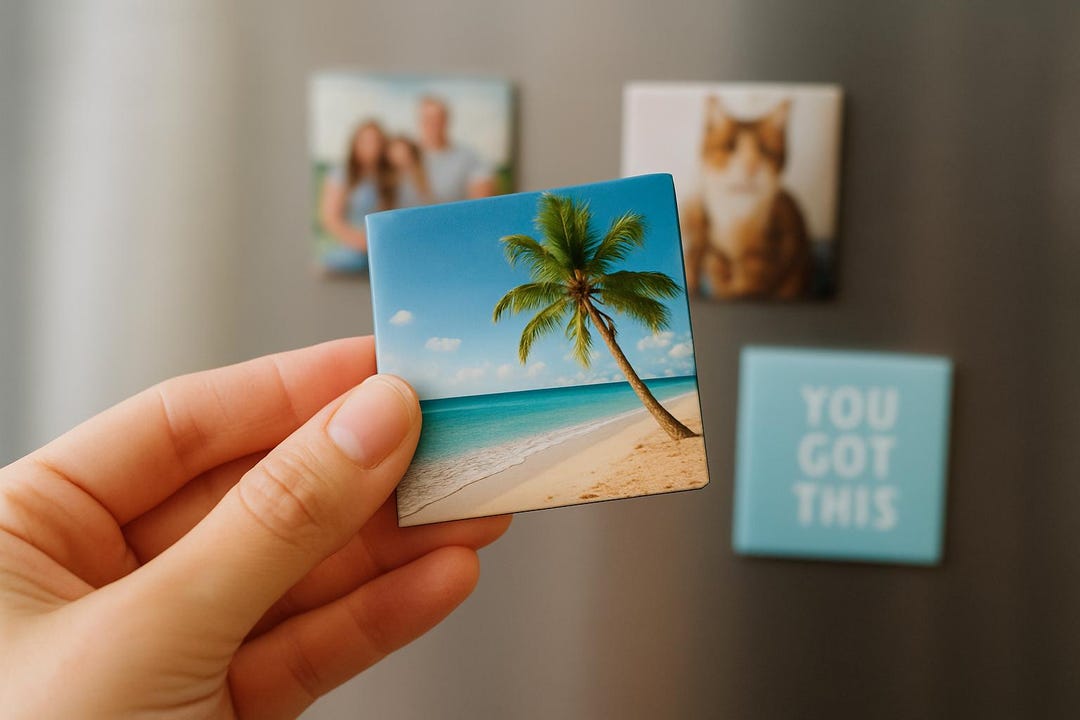 Custom Photo Fridge Magnets | Personalised Gift | Gifts for Memory ...