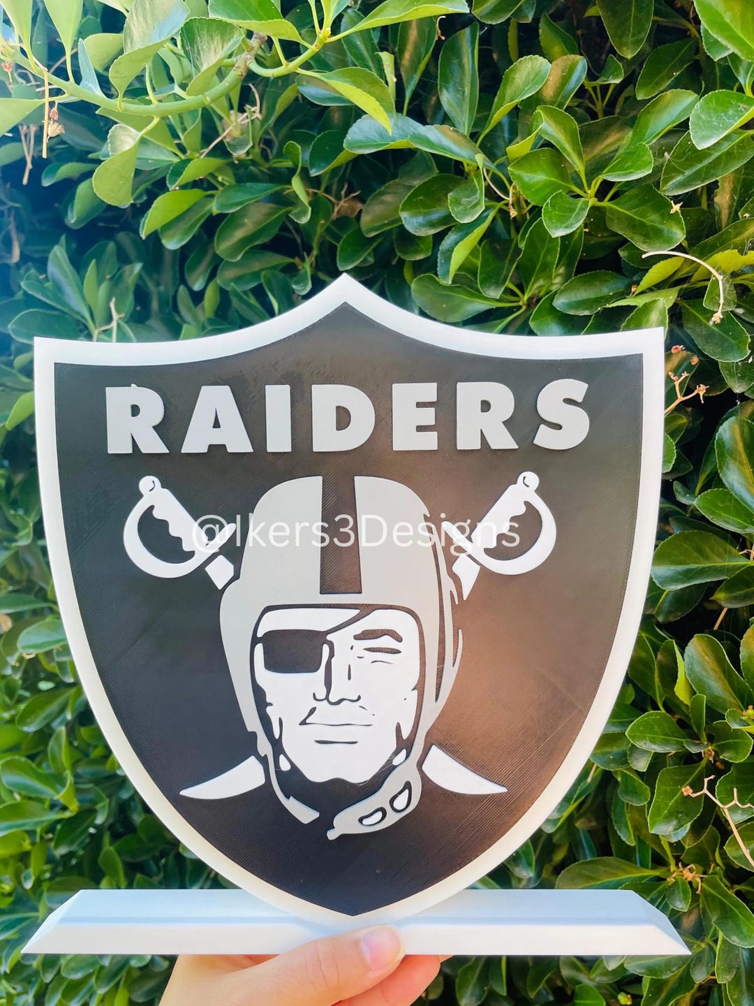 Raiders Logo Sign - Etsy