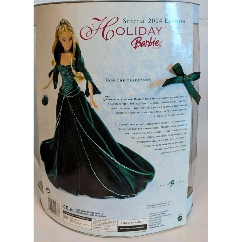 Holiday Barbie Special Edition Issued 2004 by Mattel MIB NRFB - Etsy