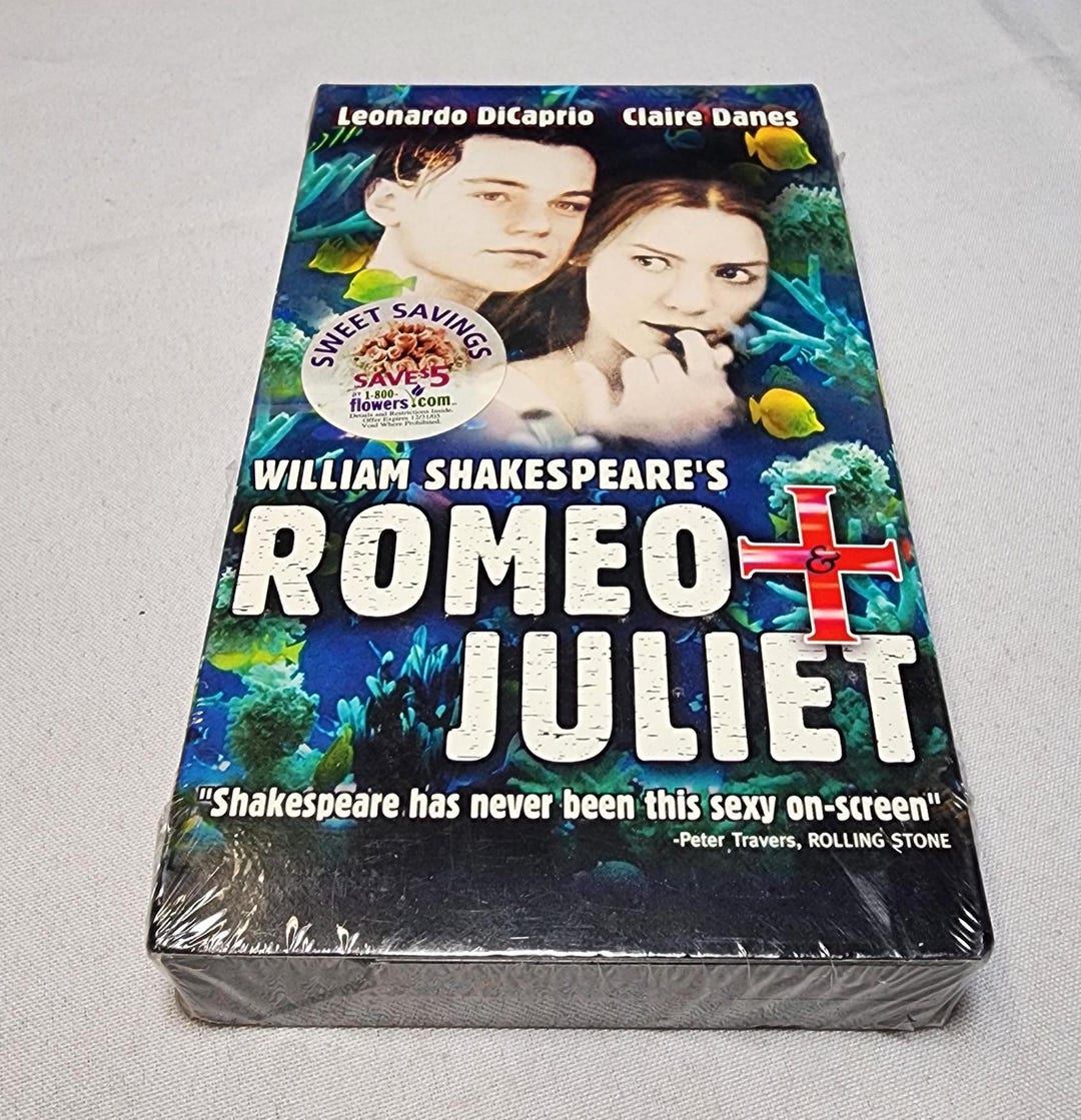 William Shakespeares Romeo Juliet VHS, 1997 - Etsy