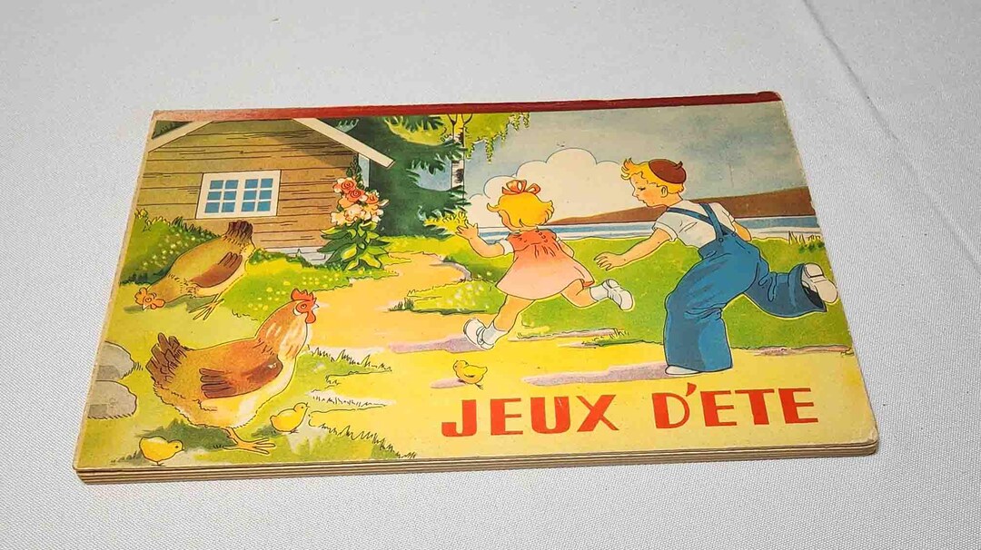 Jeux D'ETE French Pop-up Children's Book Vintage - Etsy