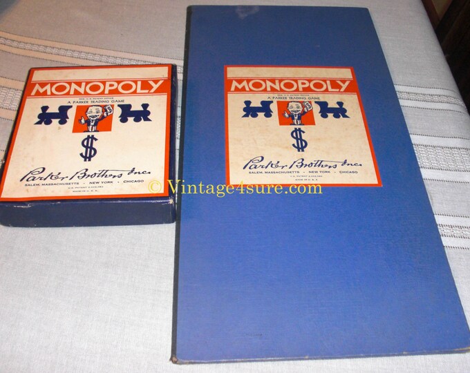 Monopoly Board Game Vintage - Etsy