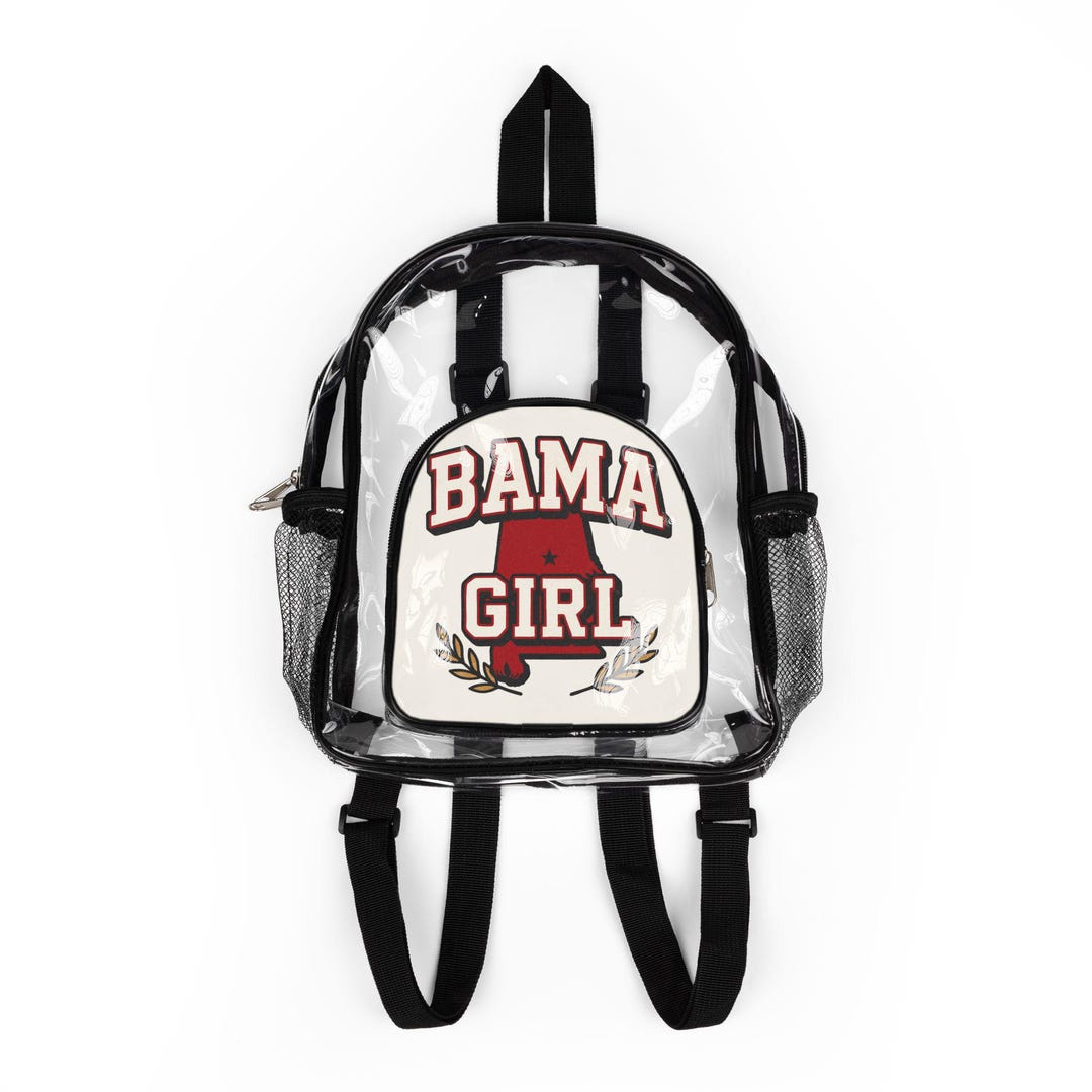 Clear Stadium Backpack - Show Your Bama Pride Everywhere! - Etsy