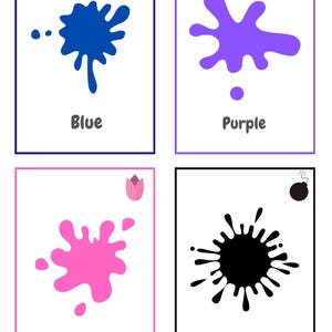 Spanish–english Flashcards - Los Colores - the Colours! - Etsy