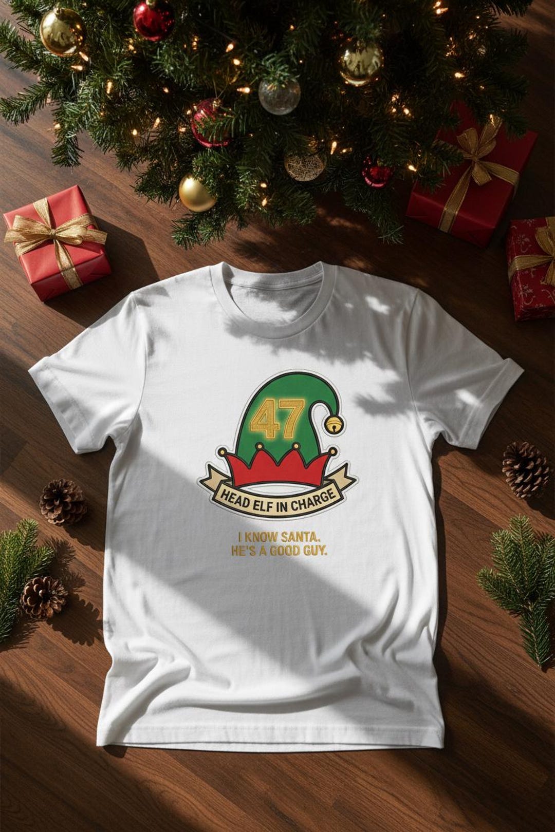 Trump 47 Elf Hat PNG | Head Elf in Charge Parody | Funny Republican ...