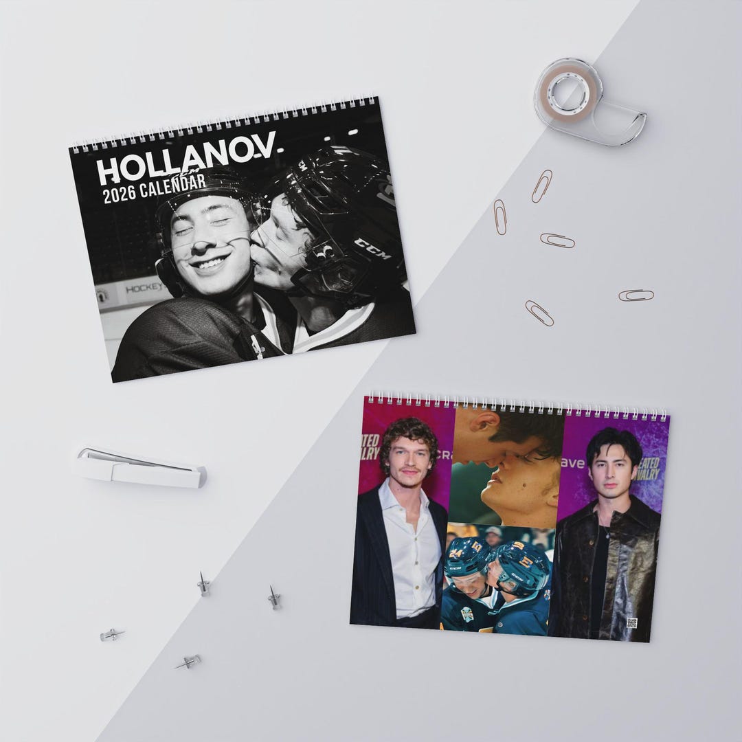 Heated Rivalry 2026 Calendar, Spicy Romance Photo Calendar, Male ...