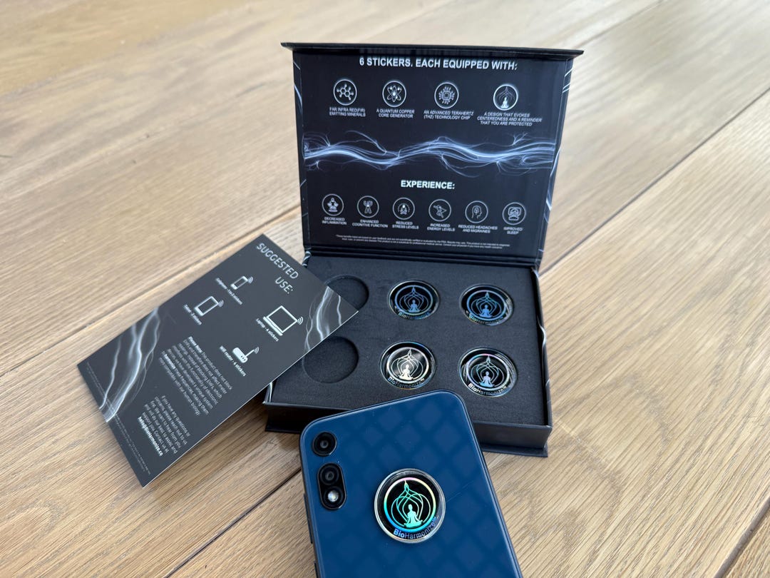 Bioharmonize EMF Protection Stickers. Multi-faceted Approach: Quantum ...