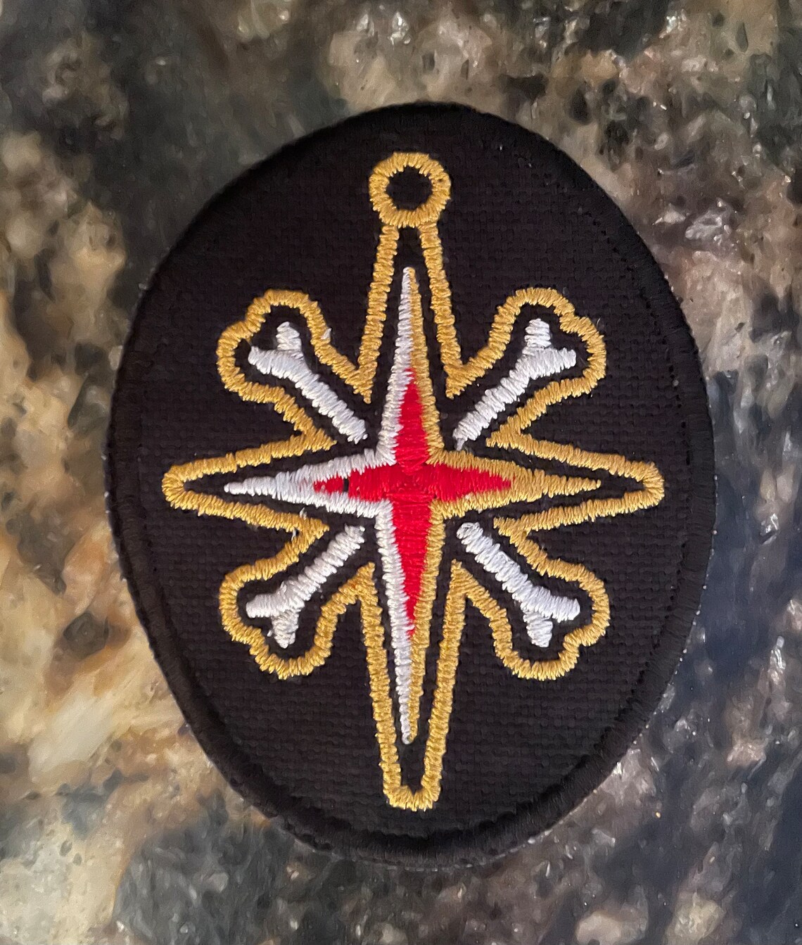 Vegas Golden Knights maverick Team Dog Tag Embroidered Patch Made in ...