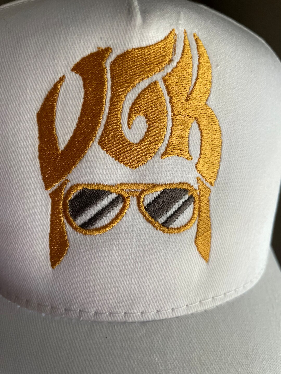 ELVIS Snapback Hat/cap Made With Vibrant Gold Metallic Commercial Grade ...
