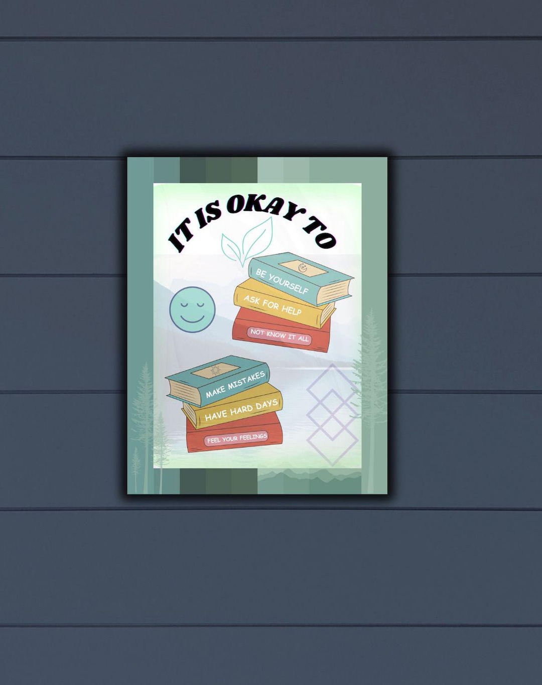 It's Okay to Not Be Okay Poster: Kids Classroom Art (digital Download ...