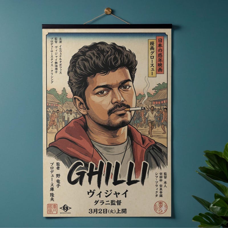 Print Japanese Movie Poster - Etsy UK