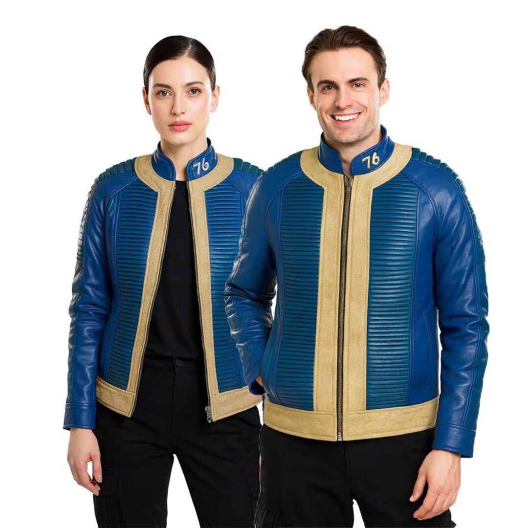 Fallout 76 Leather Jacket: Vault 33 Cosplay Costume - Etsy