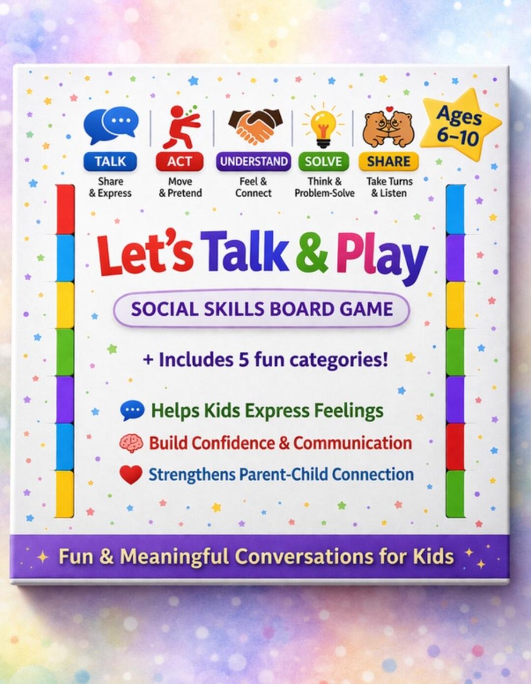 Social Skills Board Game for Kids, Emotional Learning, Communication ...
