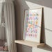 Cute Pastel Alphabet Poster for Educational Nursery & Playroom Decor - Etsy