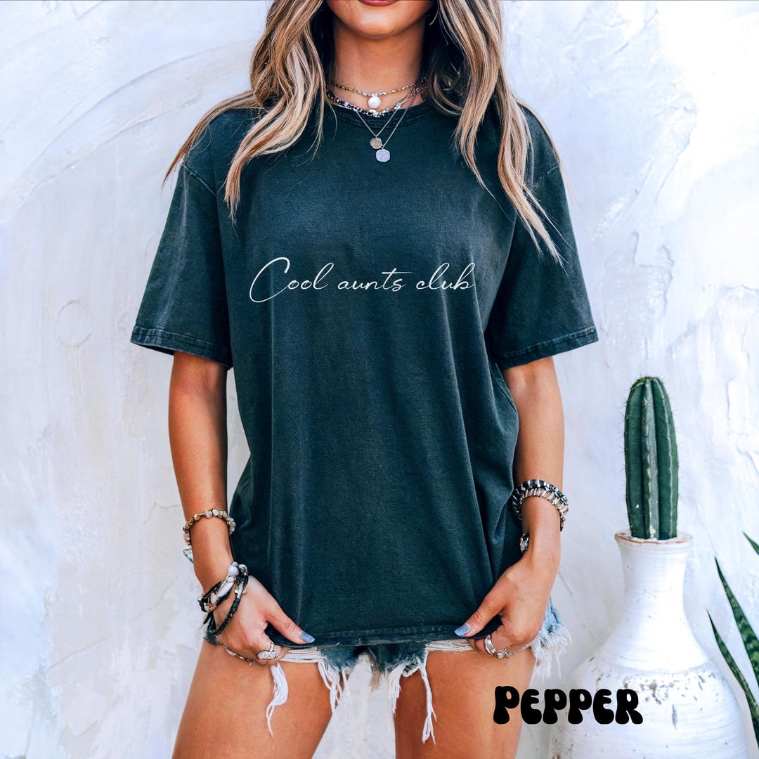 Cool Aunts Club T-shirt | Gift for New Gift, Pregnancy Announcement New ...