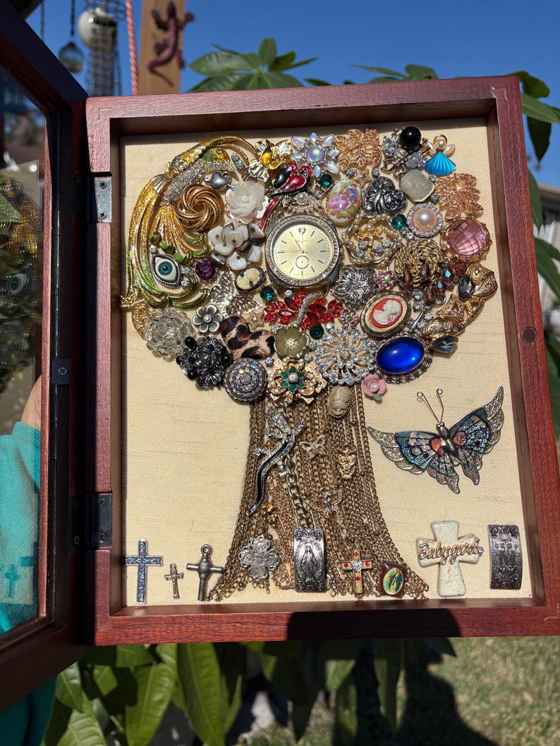 Tree of Life Assemblage of Broken Jewelry - Etsy