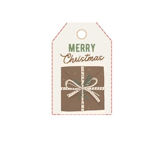 Printable Christmas Gift Tags | Cute Holiday Tags | Merry Christmas ...