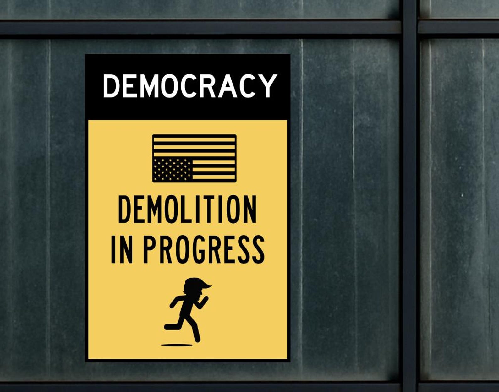 Digital File for DIY Political Sticker Printing_demolition - Etsy