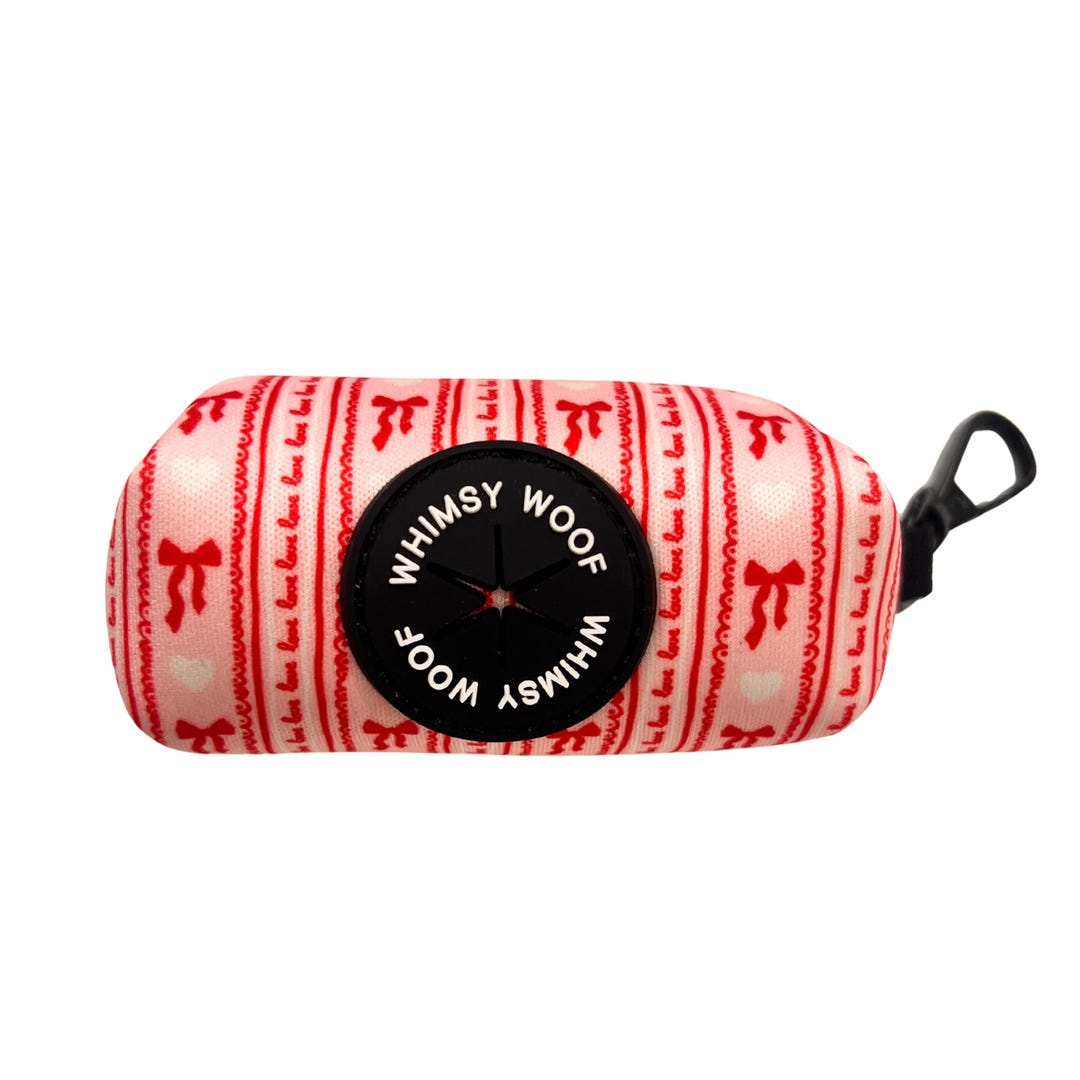Dog Waste Bag Dispenser, Poop Bag With Leash Attachment for Puppies ...