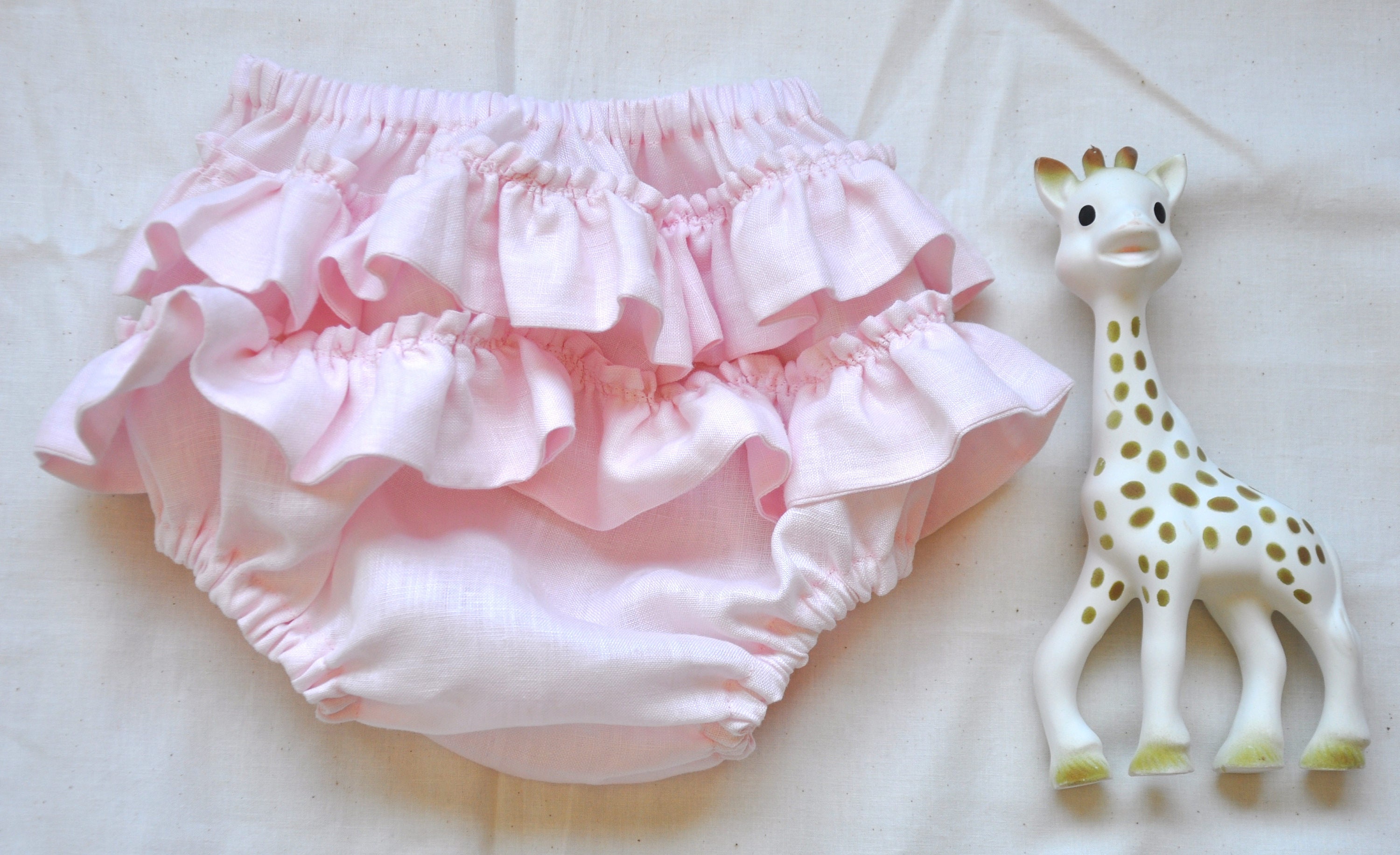 Linen Bloomers With Ruffle Bottom - Etsy