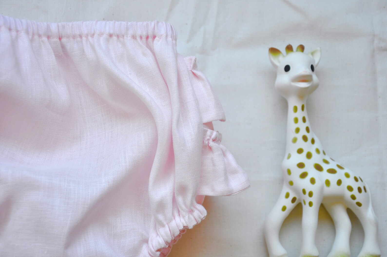 Linen Bloomers With Ruffle Bottom - Etsy