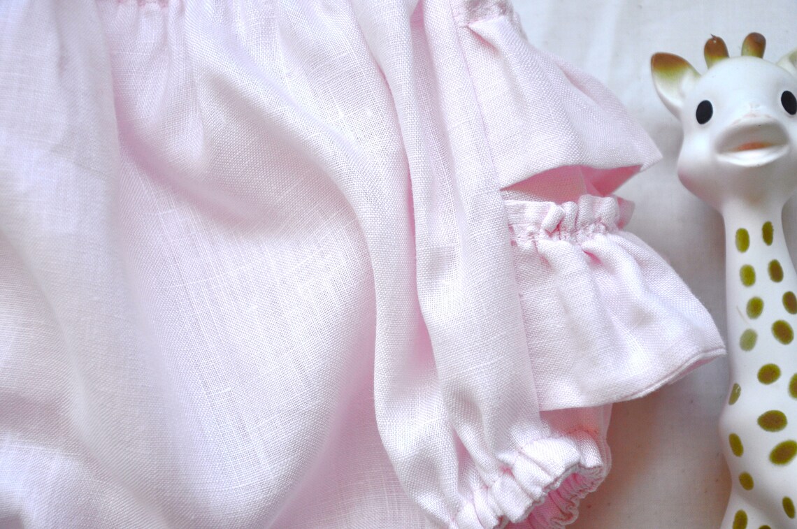 Linen Bloomers With Ruffle Bottom - Etsy