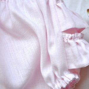 Linen Bloomers With Ruffle Bottom - Etsy