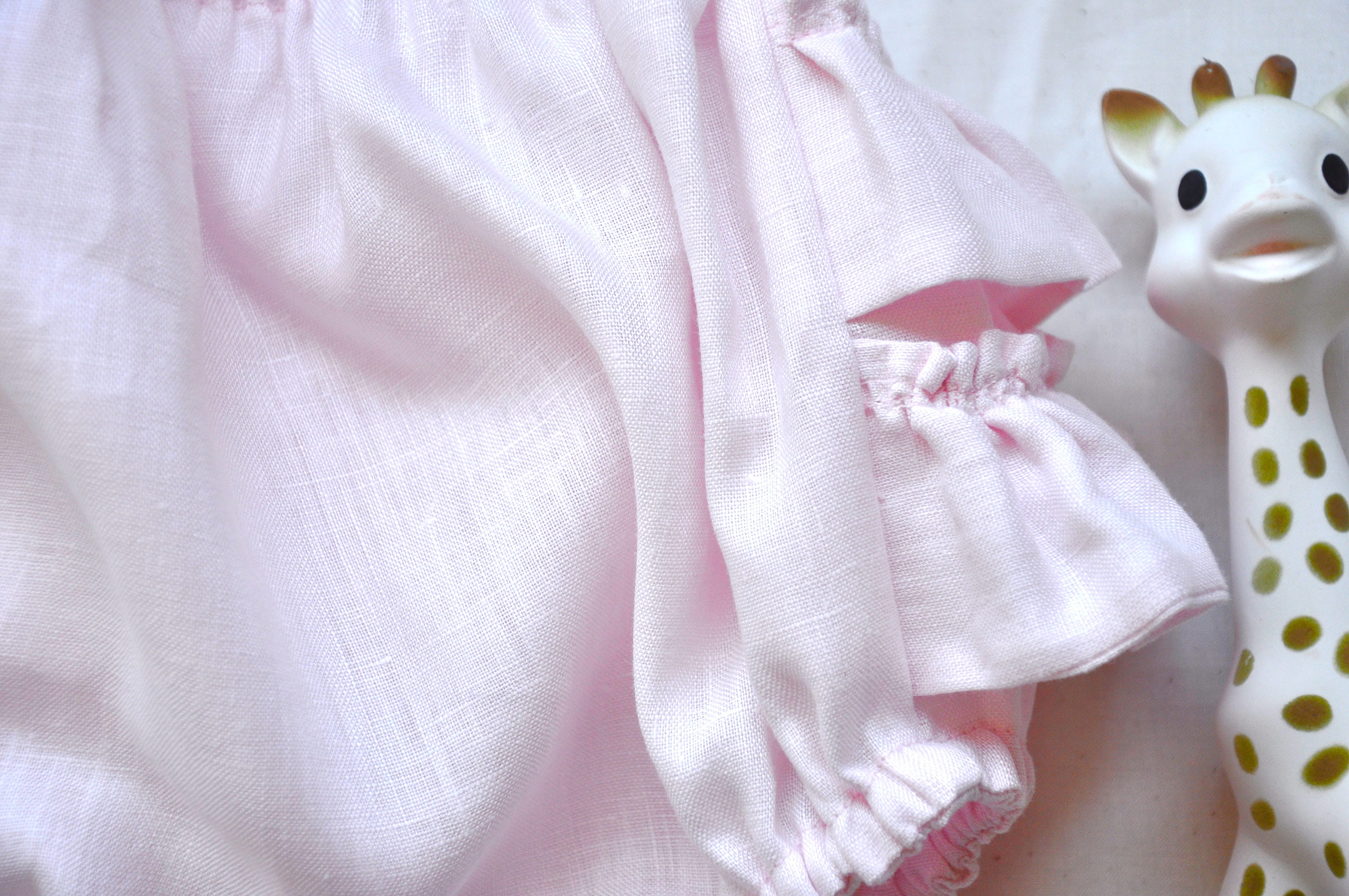 Linen Bloomers With Ruffle Bottom - Etsy