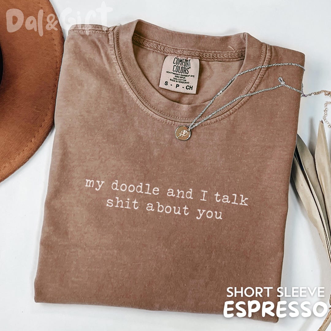 Comfort Colors Doodle Mom Shirt Aussiedoodle Bernedoodle Gift New Dog ...