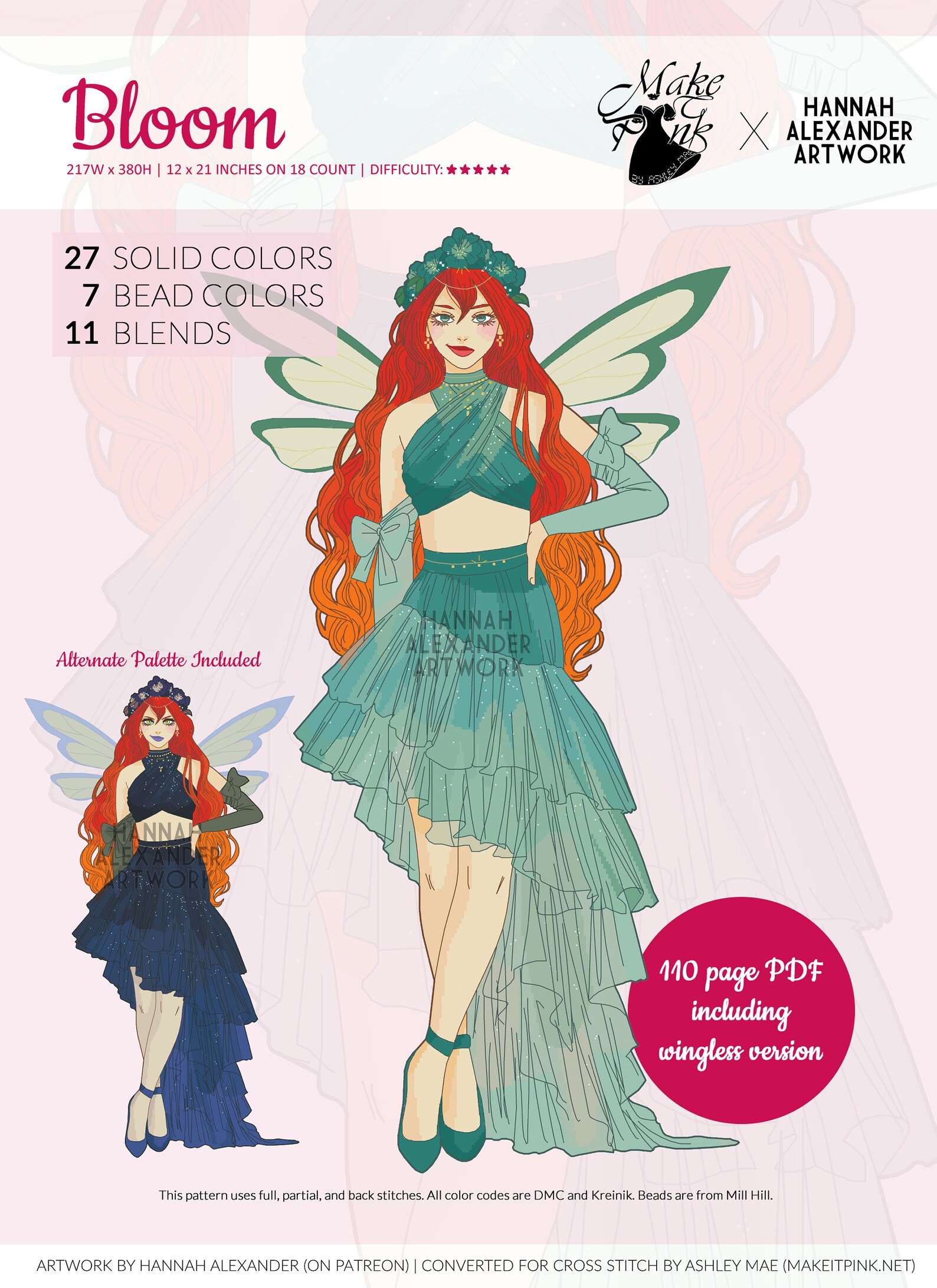 XSTITCH PATTERNS Winx Club Patterns Full Set From Hannah Alexander ...