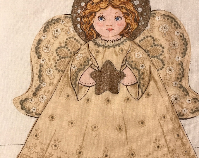 Christmas Angel Keepsake Crafts Fabric Panel, VIP Cranston, Christmas ...