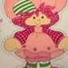 Vintage “raspberry Tart” Cut & Sew Doll/ Pillow, From Strawberry ...