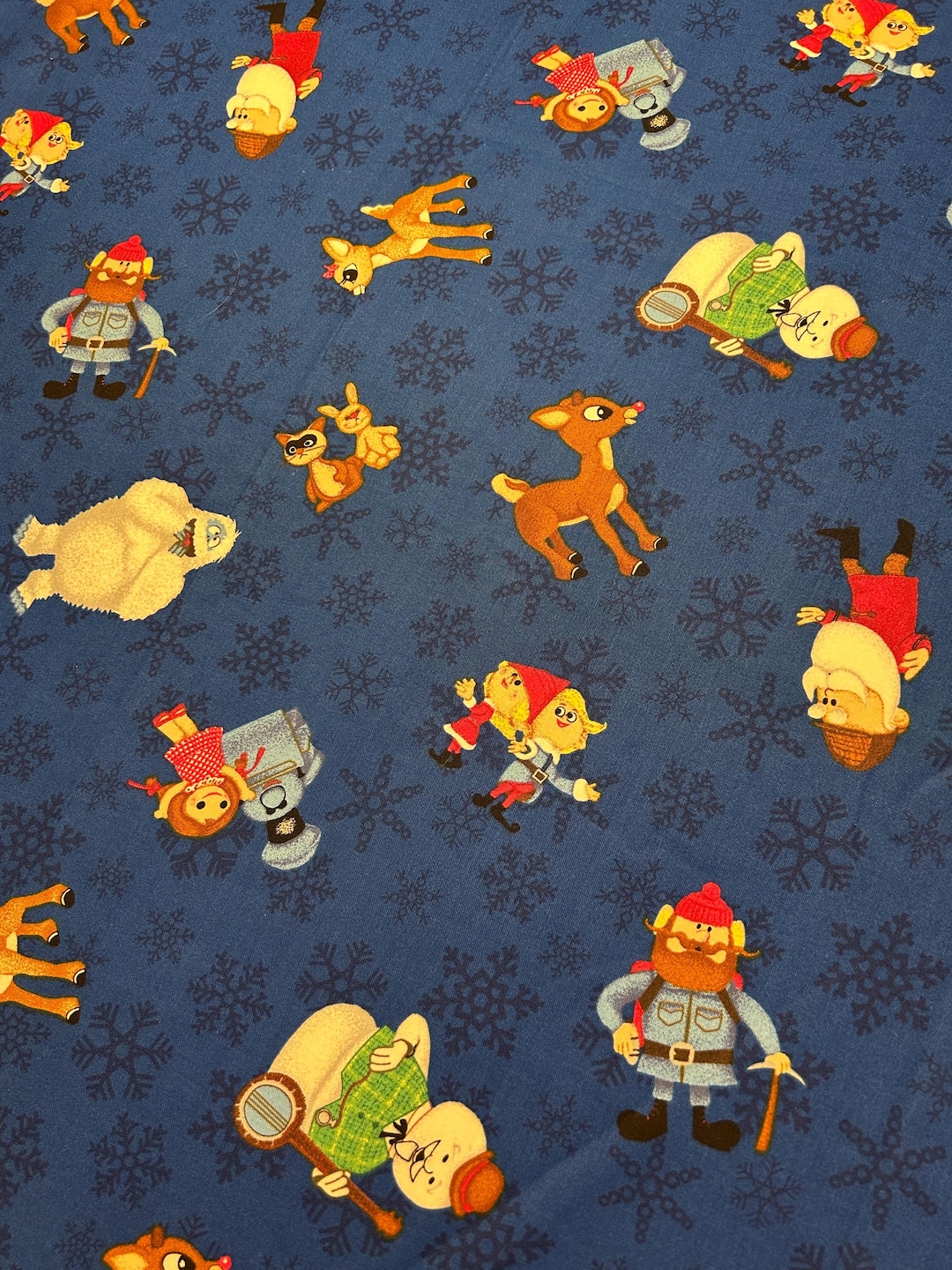 Rudolph the Red Nosed Reindeer Christmas Fabric by VIP Cranston Fabrics ...